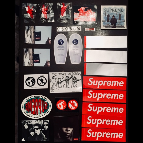 Supreme | Wall Decor | Supreme Sticker Pack | Poshmark